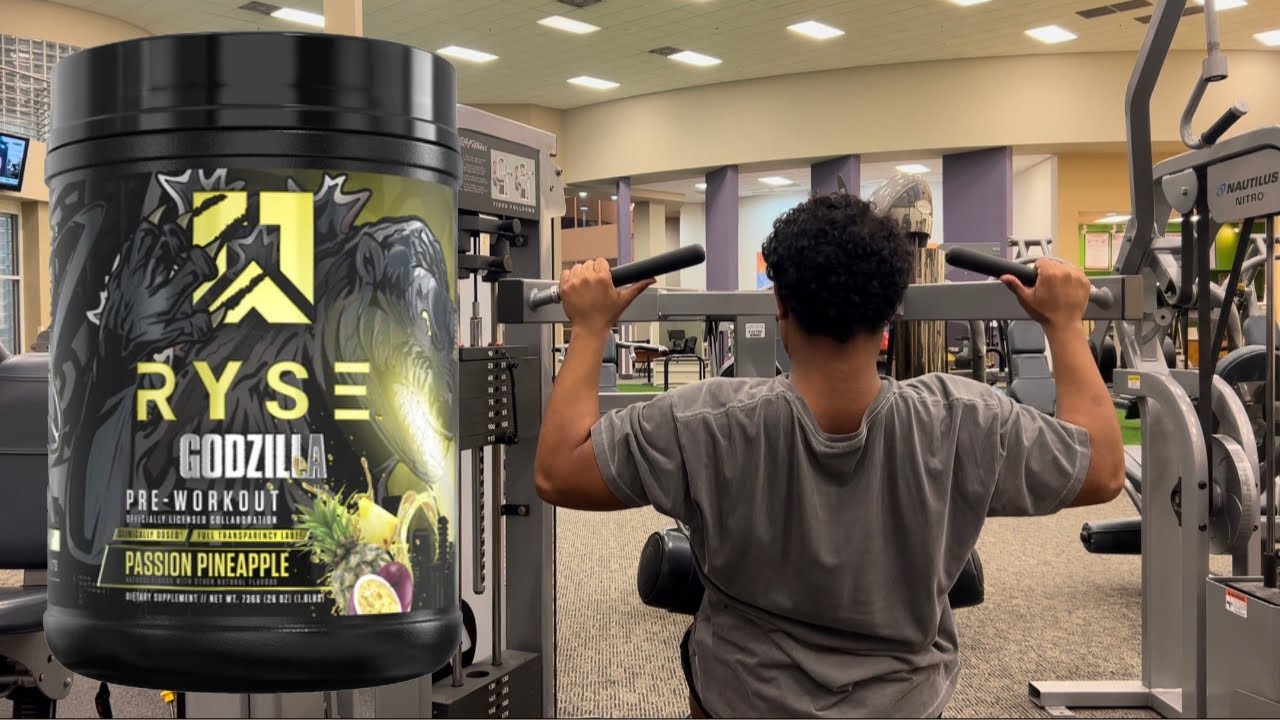 NEW RYSE PASSION PINEAPPLE PRE-WORKOUT Back Day - YouTube