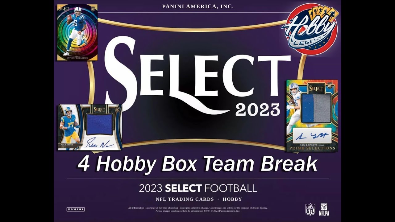 2023 Select Football H2 + HOBBY (6 Box) TEAM Break #10 eBay 09/26/24 ...