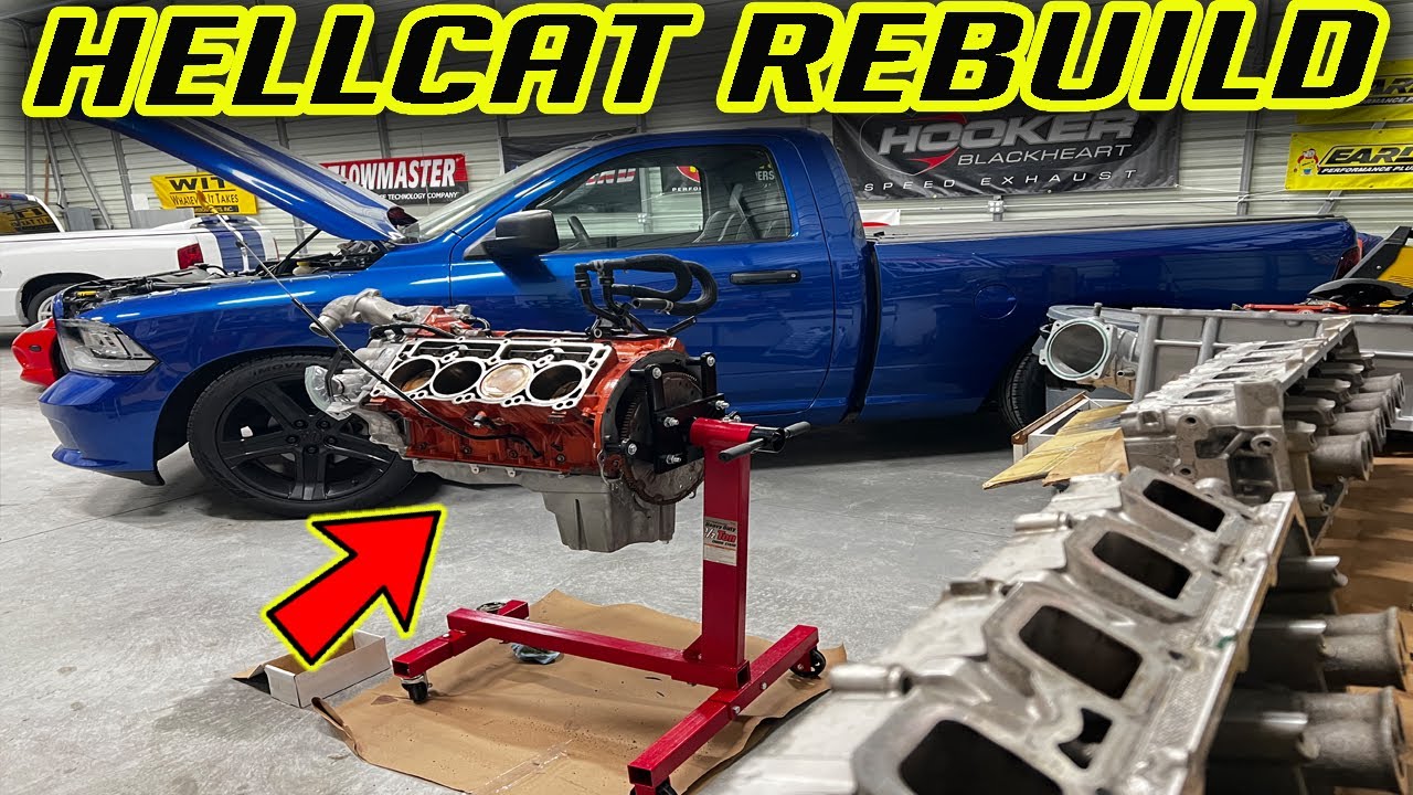 Rebuilding a Hellcat 6.2L Supercharged HEMI Engine | Part 4 - YouTube
