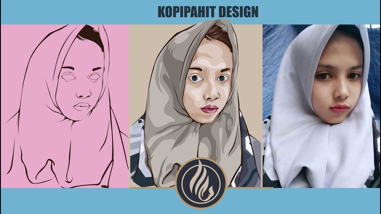 Tutorial Vector Adobe Illustrator Beauty #Part 1 sketch - YouTube