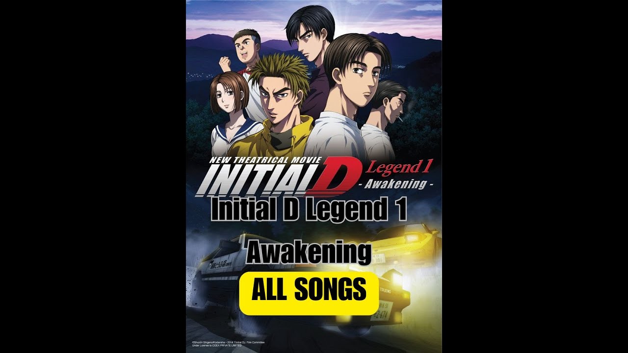 Initial D Legend 1: Awakening ALL SONGS OST Full Soundtrack (MOVIE ...