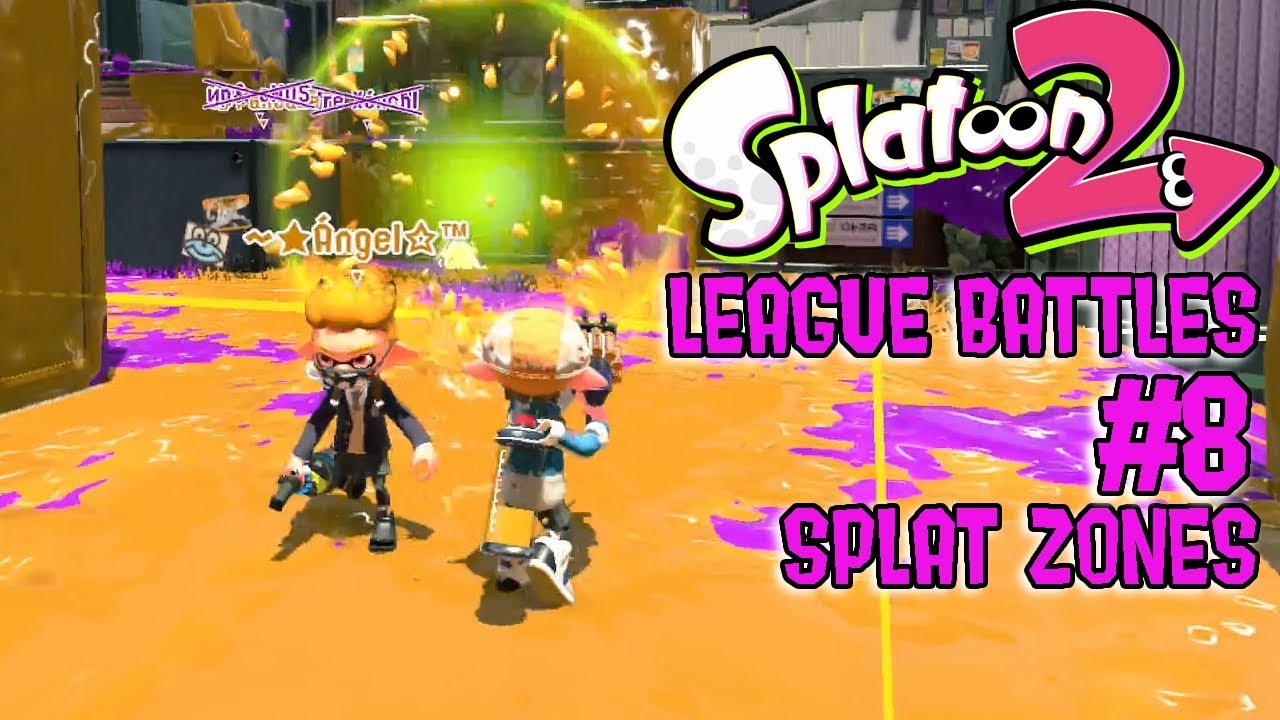 Splatoon 2: League Battles #8 - Splat Zones - YouTube