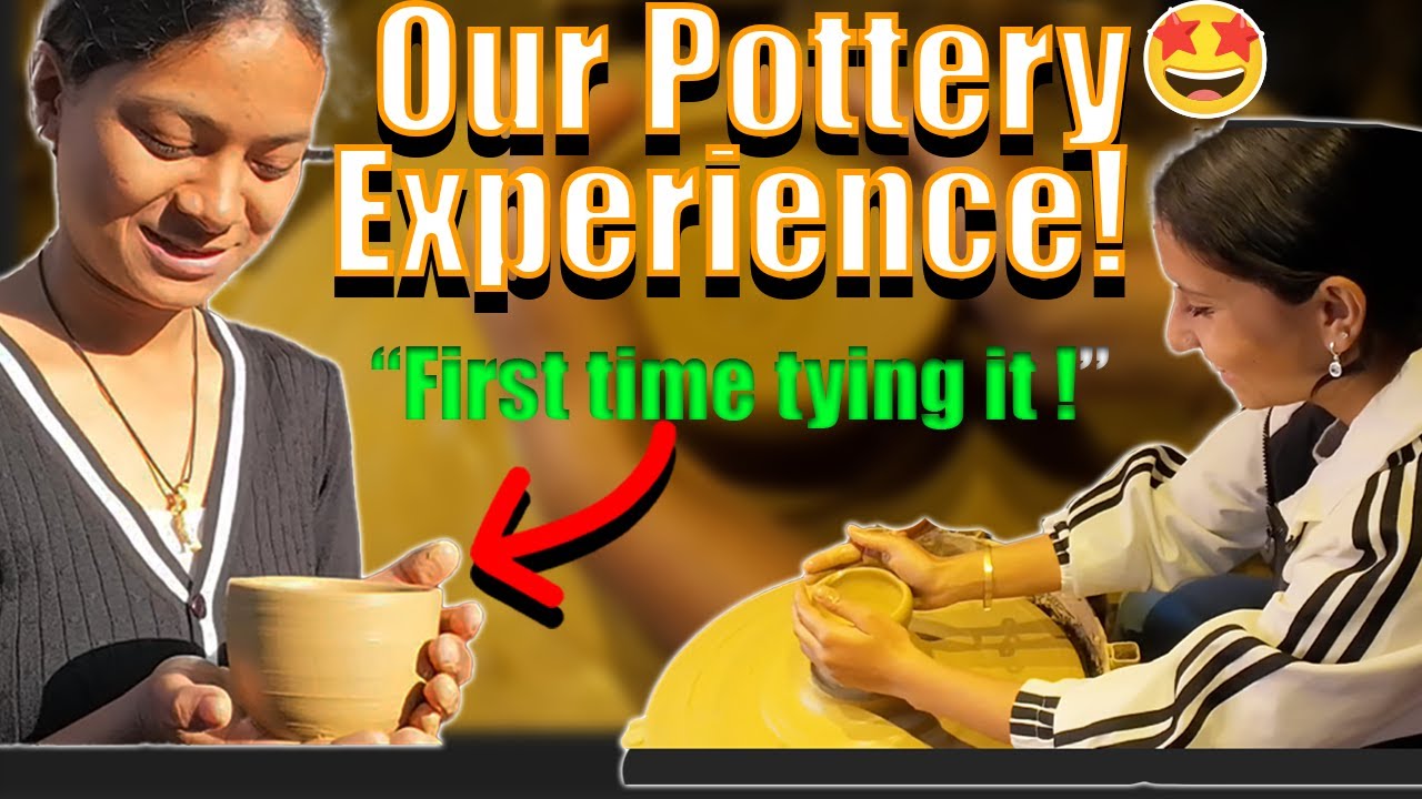 "Our First Pottery Experience 🏺 | Relaxing & Fun Adventure!"@Asmita ...