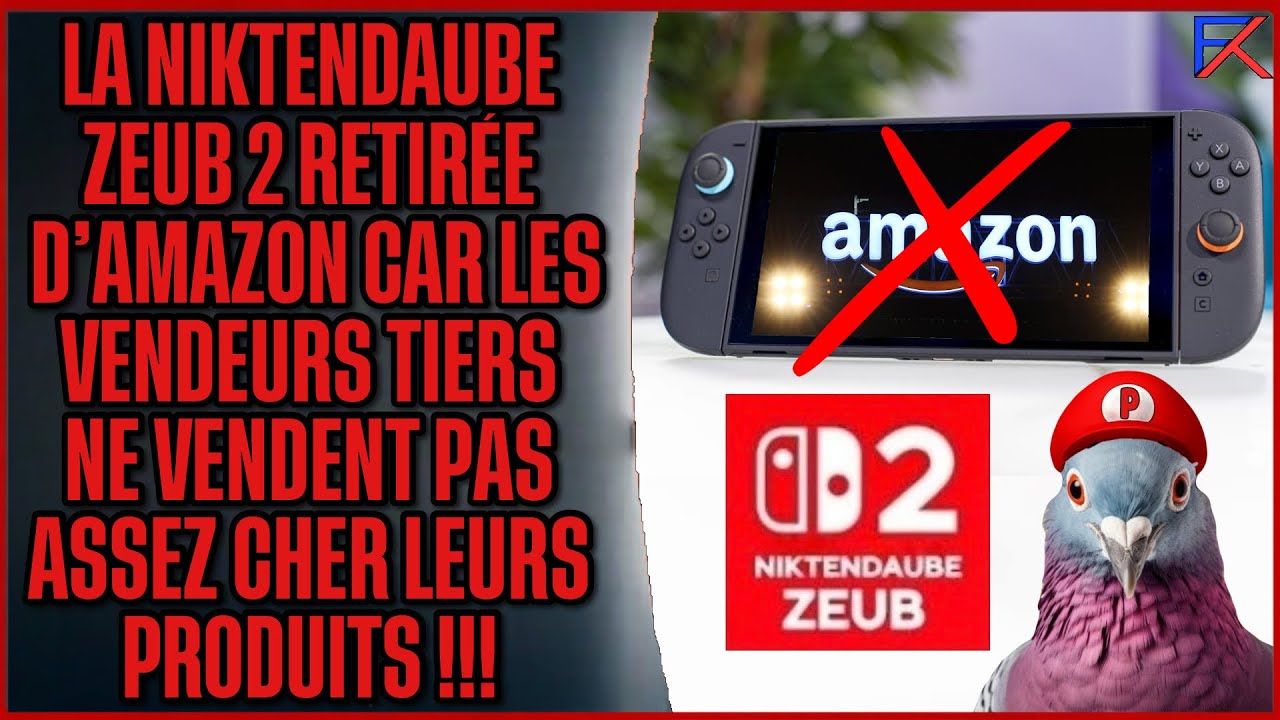 La Niktendaube Zeub 2 retirée d'Amazon... car des prix pas assez cher ...