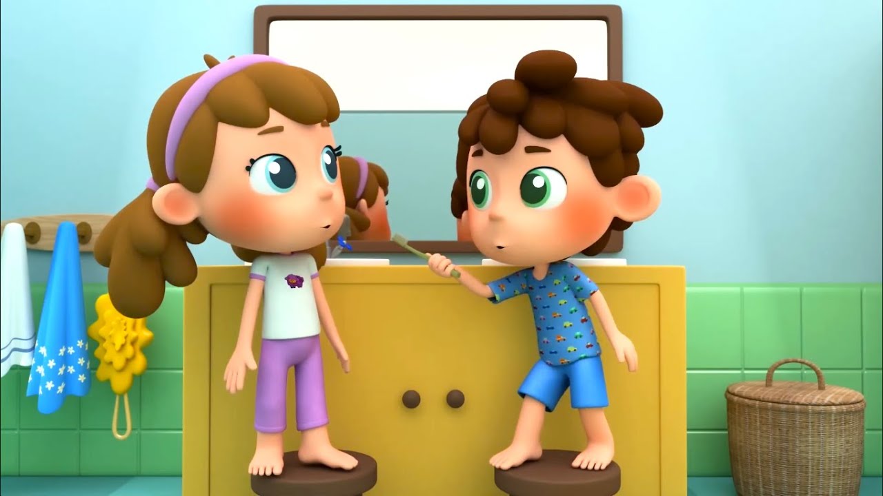 Morning Routine Song for Kids - Violet And Mikey - kids songs - YouTube