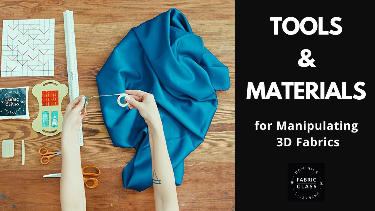 Tools and materials that you need to create 3D fabrics | Fabric ...