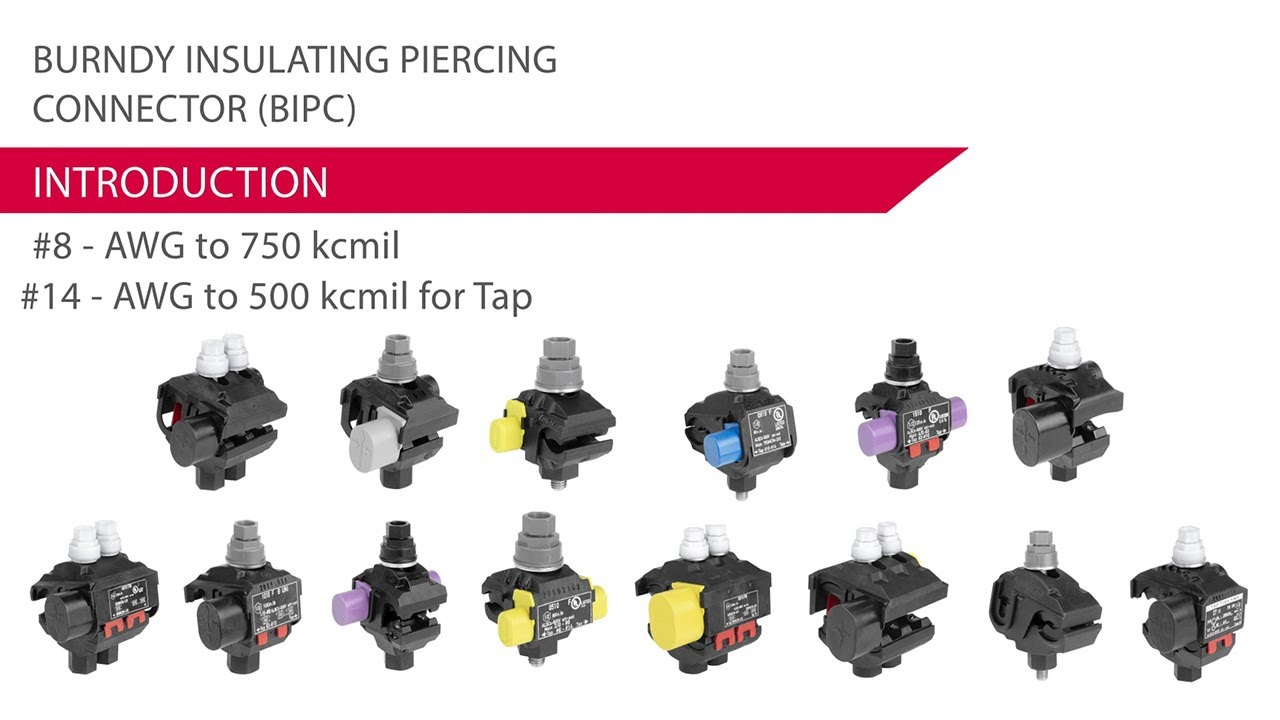 Burndy’s New Insulating Piercing Connectors - YouTube