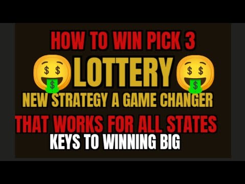 PICK 3 KEYS TO WINNING BIG ! WINNING STRATEGY THAT IS A GAME CHANGER ...