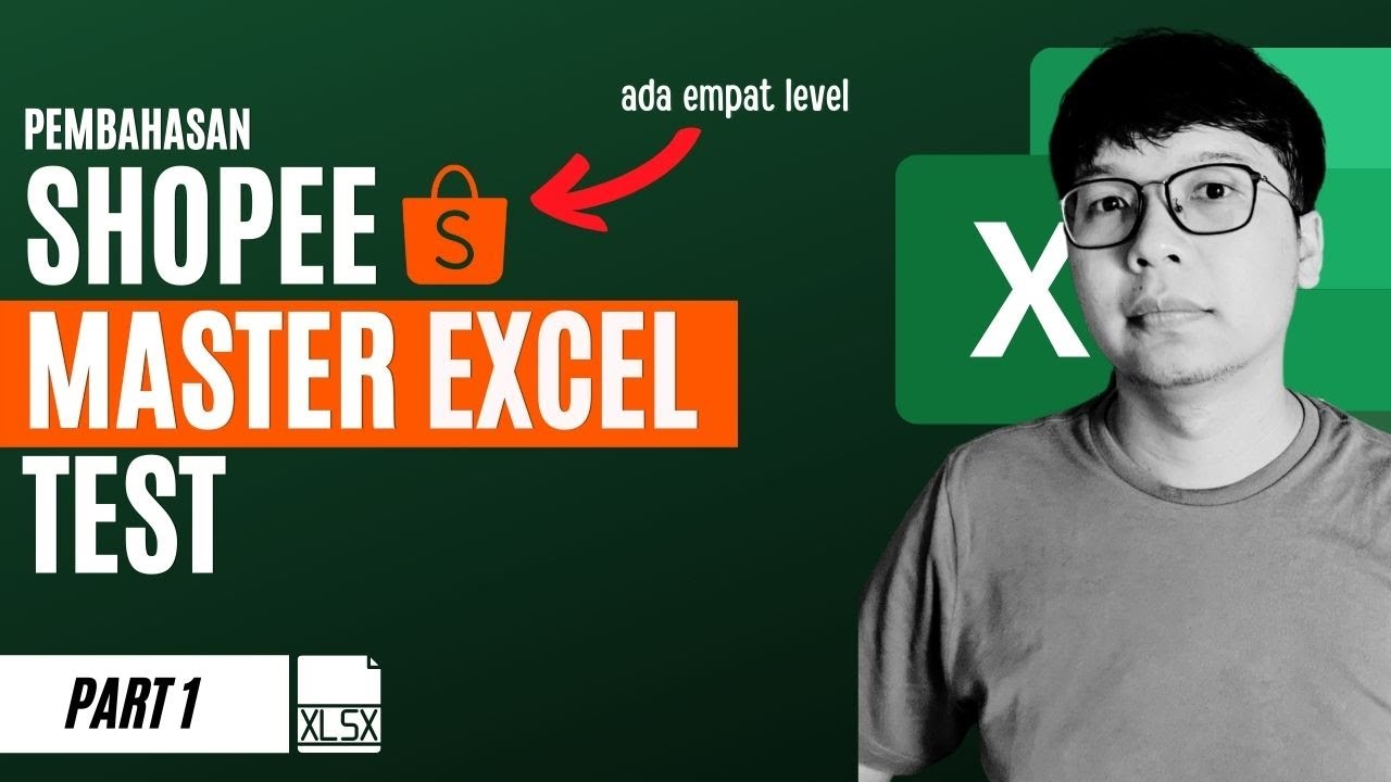 Shopee Master Excel Test (Updated May 2021) | Part 1/2 - YouTube