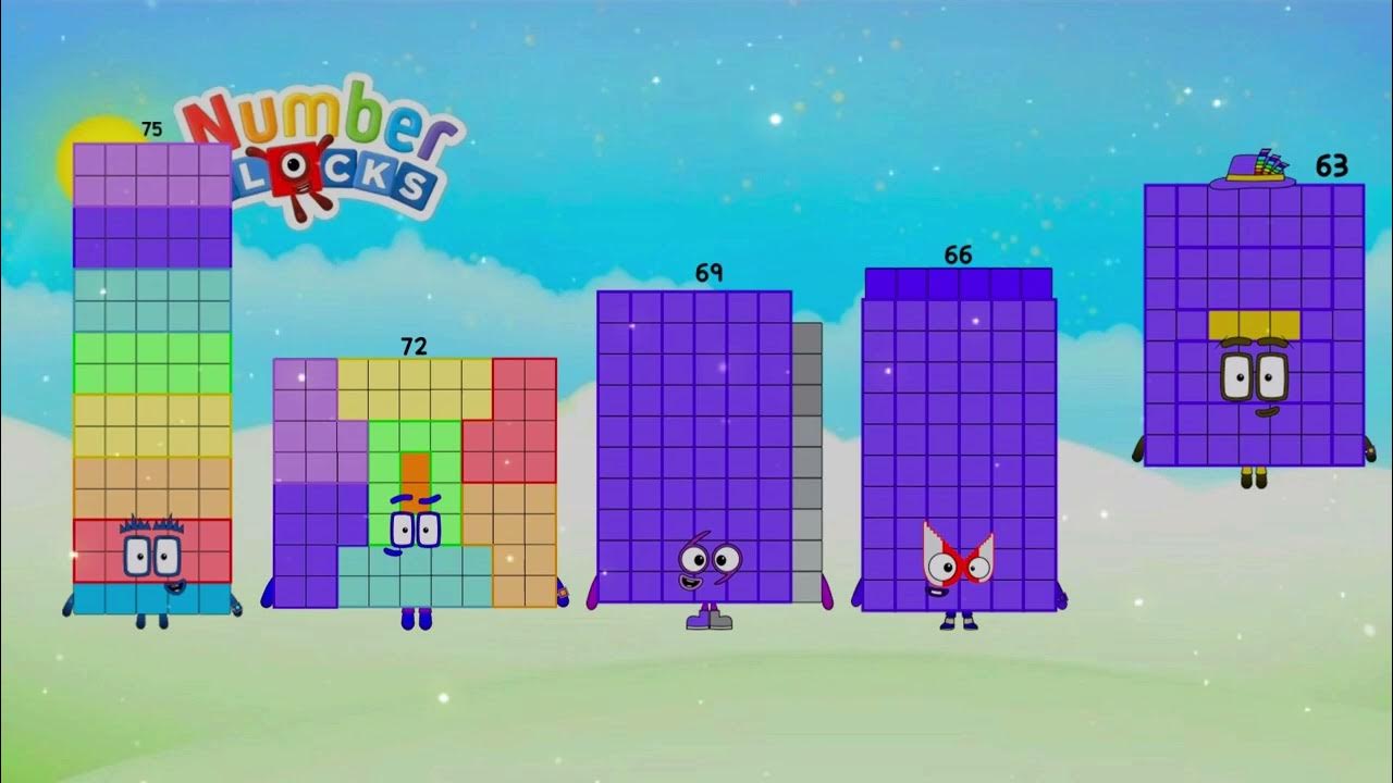 Hand 2 Mind Numberblocks Small to Big Numbers Backward Counting by 3 #learntocount #coolmath ...