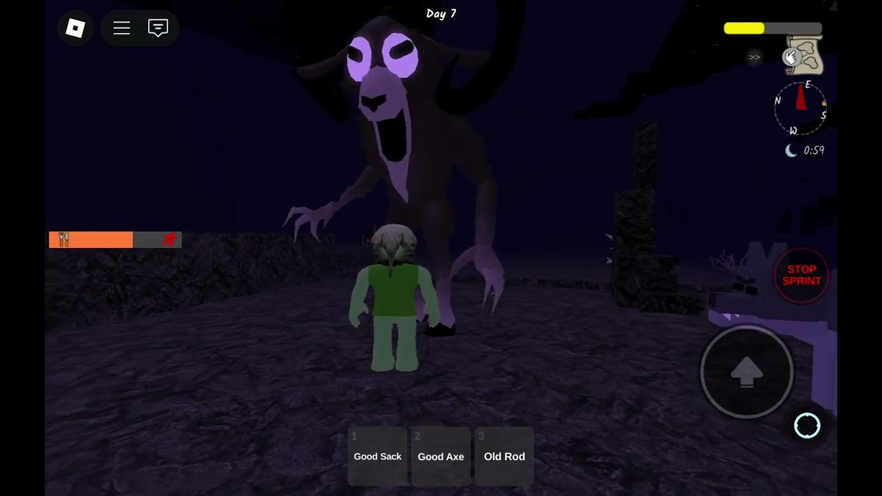 The Ram jumpscare in 99 nights in the forest - YouTube