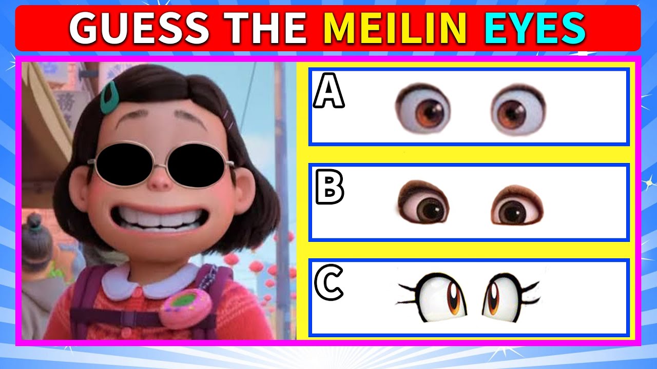 Guess the Disney Turning Red Character Quiz Odd one out Turning Red ...