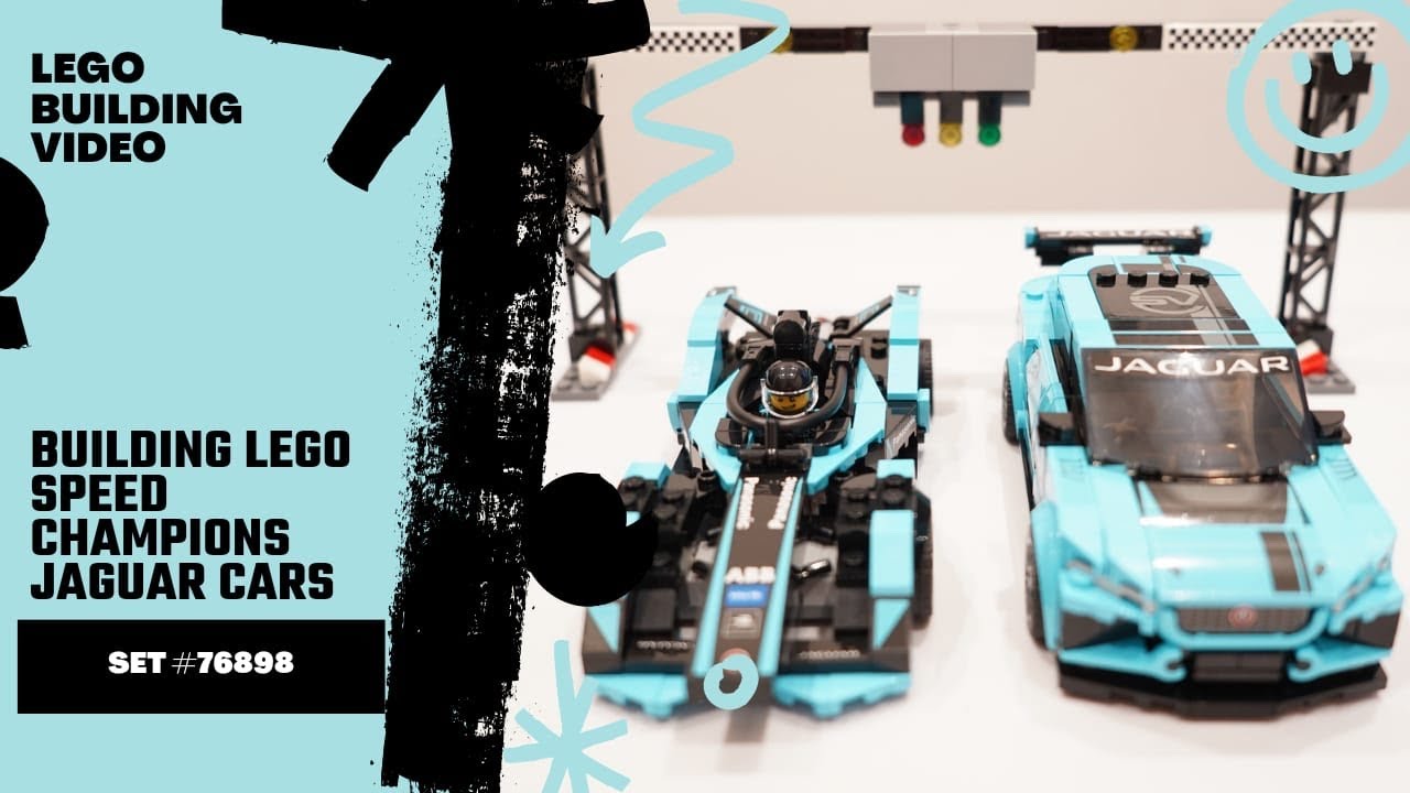 Building Lego Speed Champions Jaguar Racing Cars - YouTube