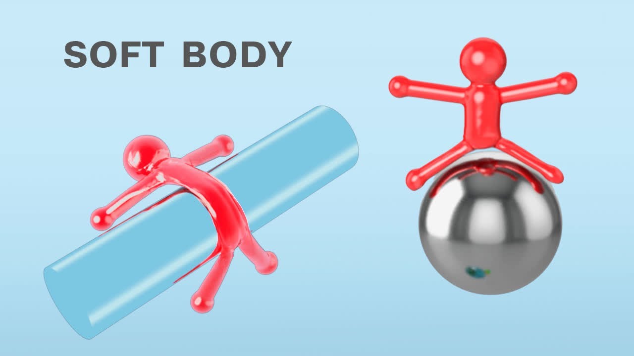 Stickman softbody simulation and animation - YouTube