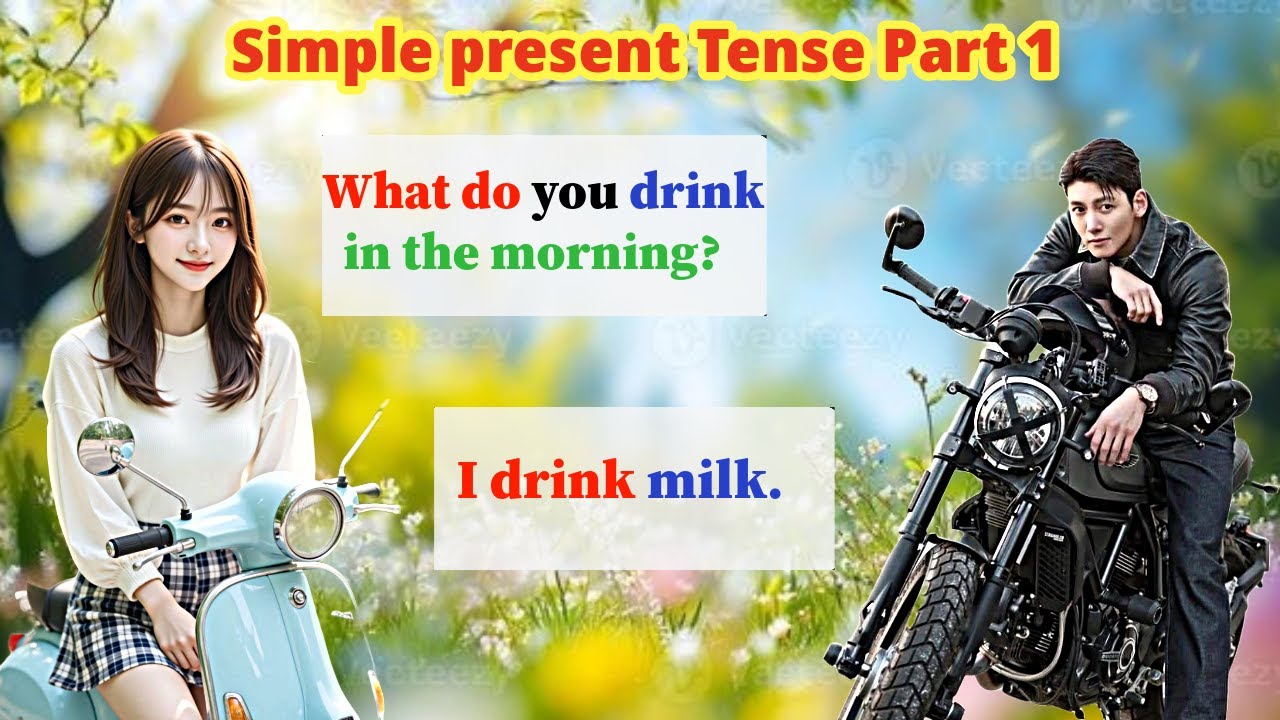 Basic English Conversations | Simple Present Tense Q&A | English ...