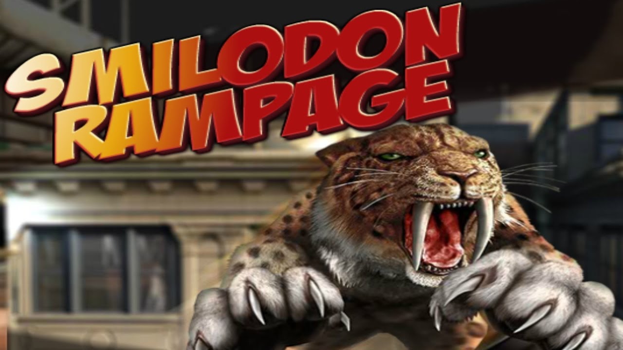 Smilodon Rampage Walkthrough | T REX GAMES FOR KIDS - YouTube