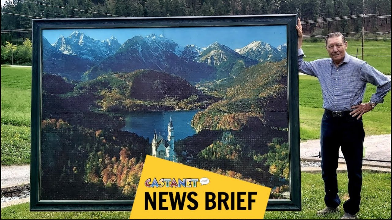 84-year-old completes 12,000 piece puzzle during COVID pandemic - YouTube