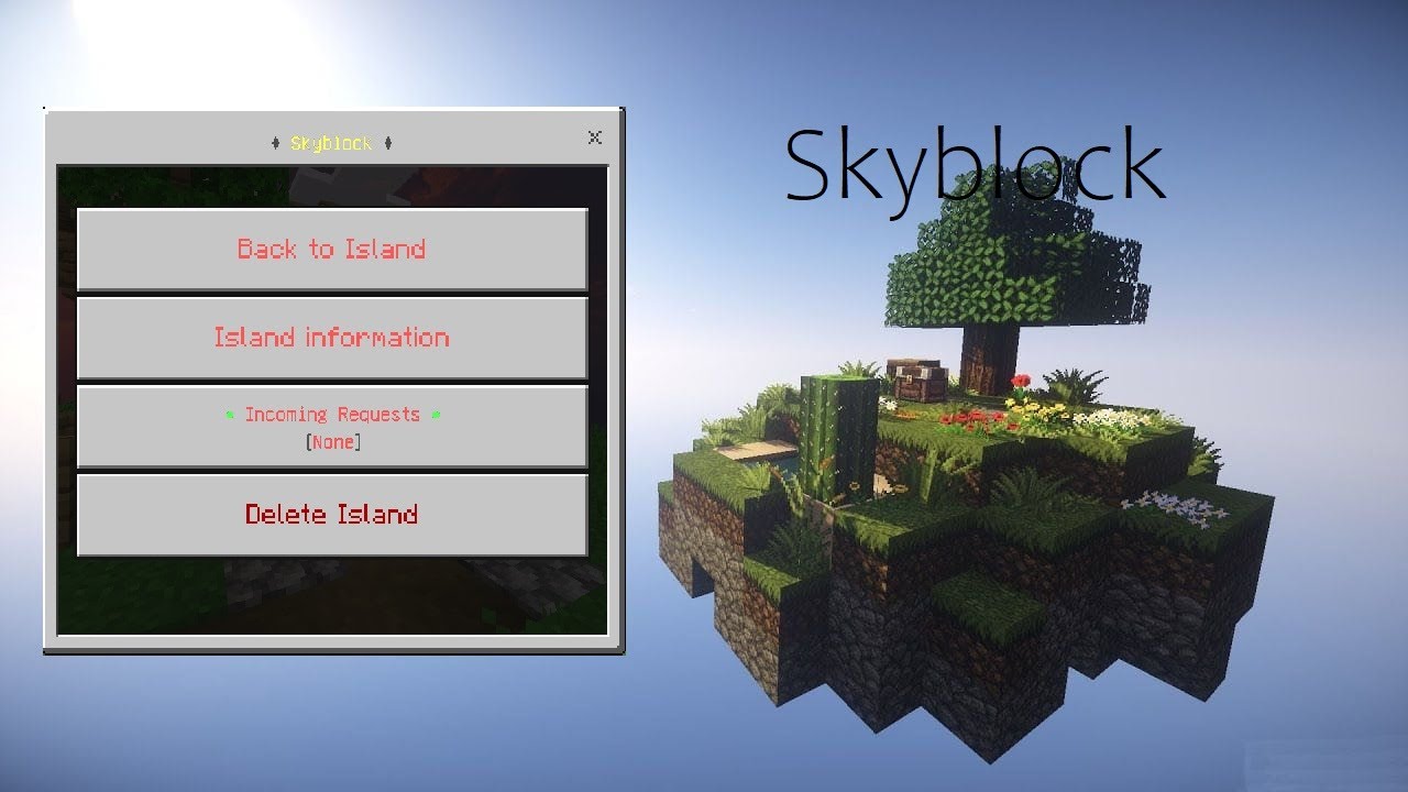 Skyblock addon || minecraft 1.20.10 [BE/PE] || long9tpmcr - YouTube
