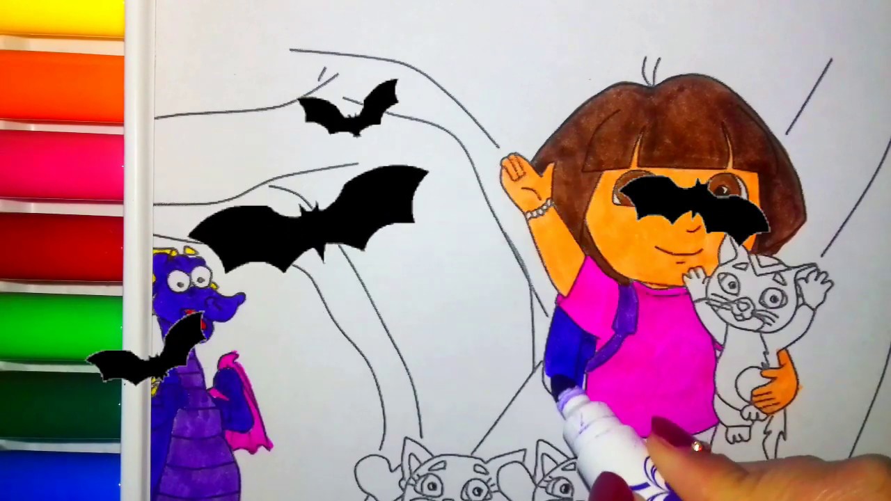 Dora the Explorer //Kittens in mittens and a drag / Котята в варежках и ...