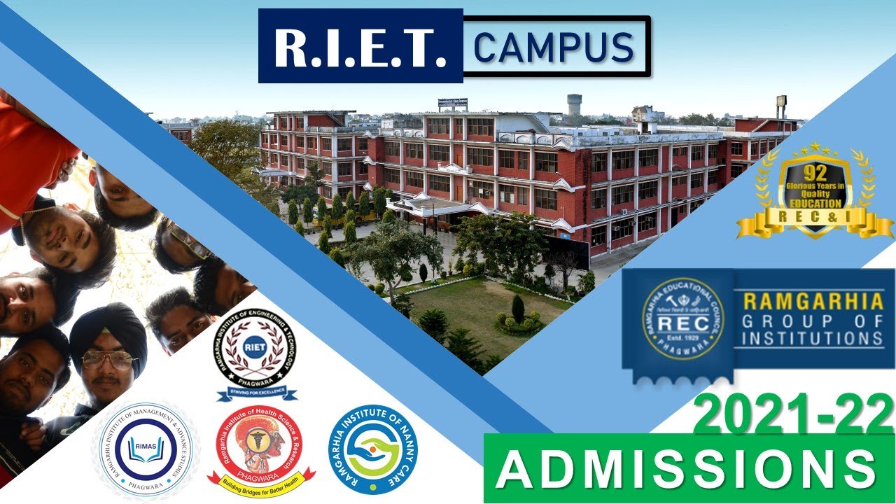 RIET CAMPUS Admissions 2021 - YouTube