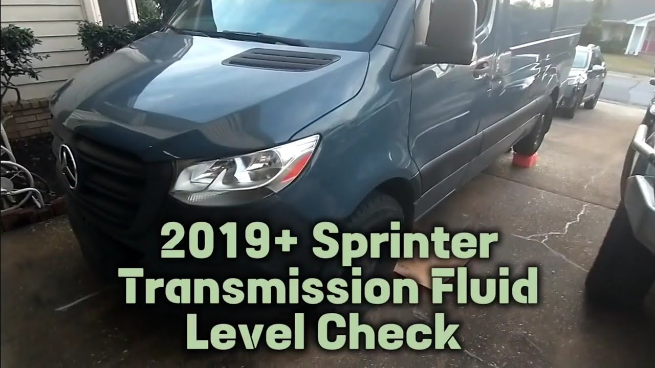 2019+ Mercedes Sprinter Van Transmission Fluid Level Check With and ...