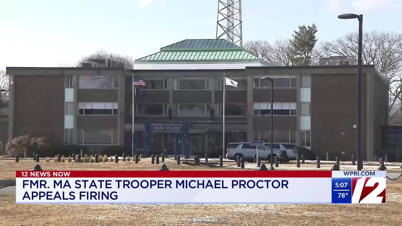 Former Mass. state trooper Michael Proctor appeals firing - YouTube