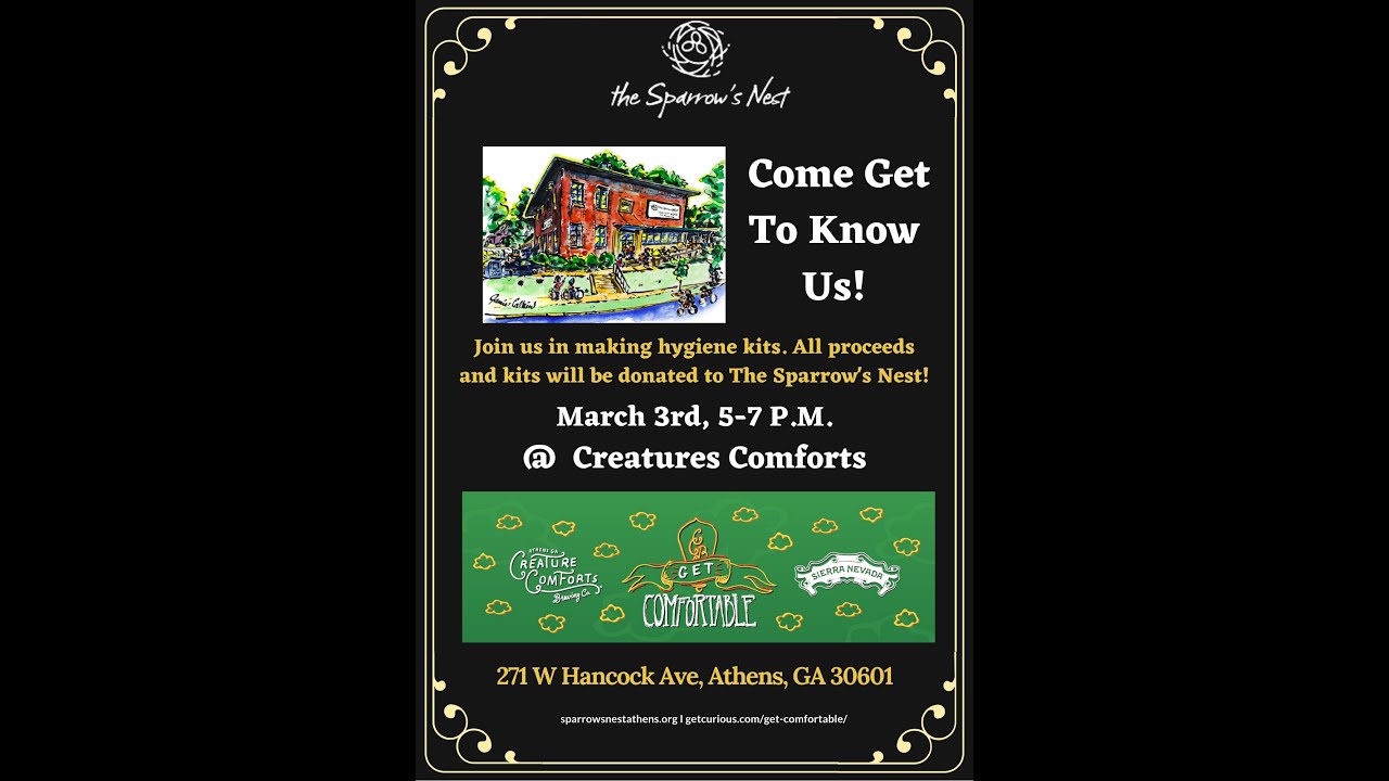 Sparrow's Nest Get Comfortable Campaign - Creature Comforts & Sierra ...