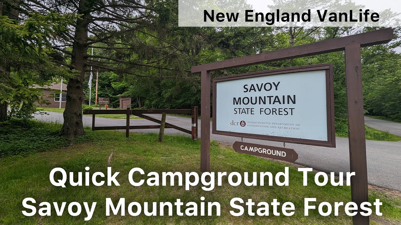 Quick Campground Tour of Savoy Mountain State Forest - Florida Mass ...