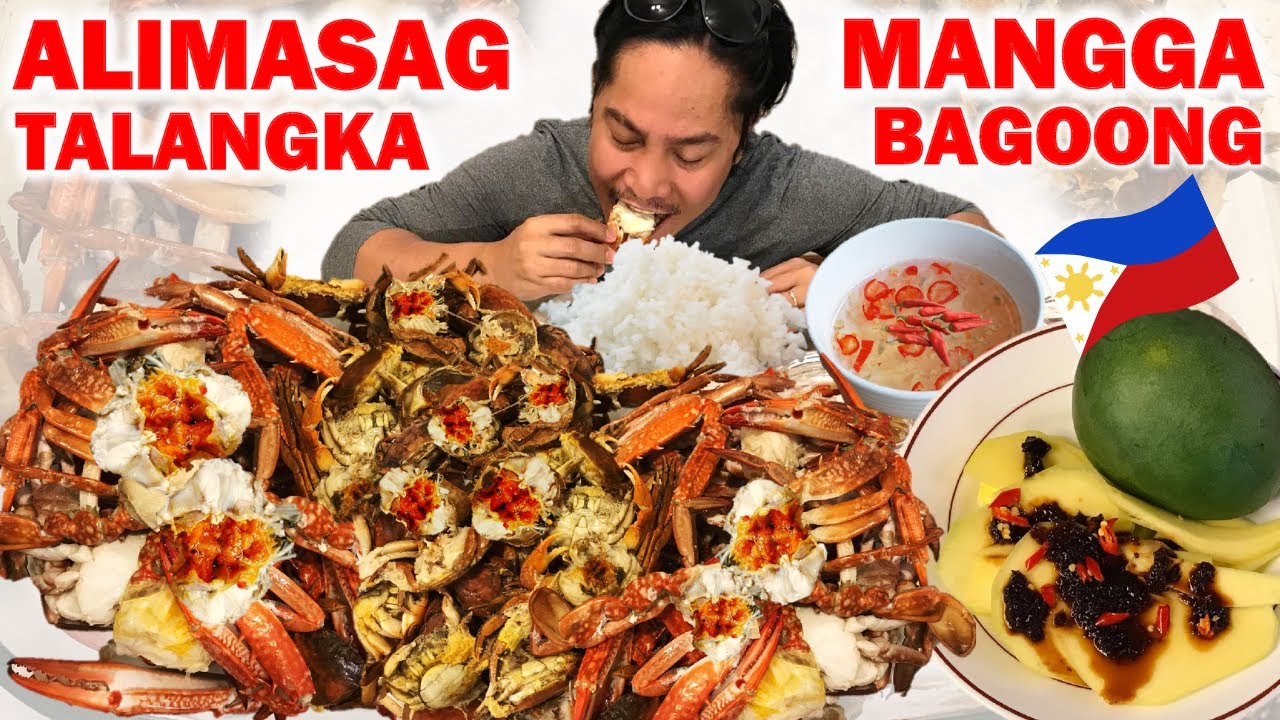 HALABOS NA ALIMASAG at TALANGKA!!! Seafood!!! MANGGA at Bagoong ...