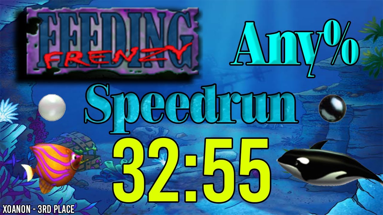 Feeding Frenzy - Any% Full Speedrun in 32:55 (3RD PLACE) - YouTube