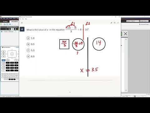 First Quarter Benchmark Algebra 1 Exam, Q04 - YouTube