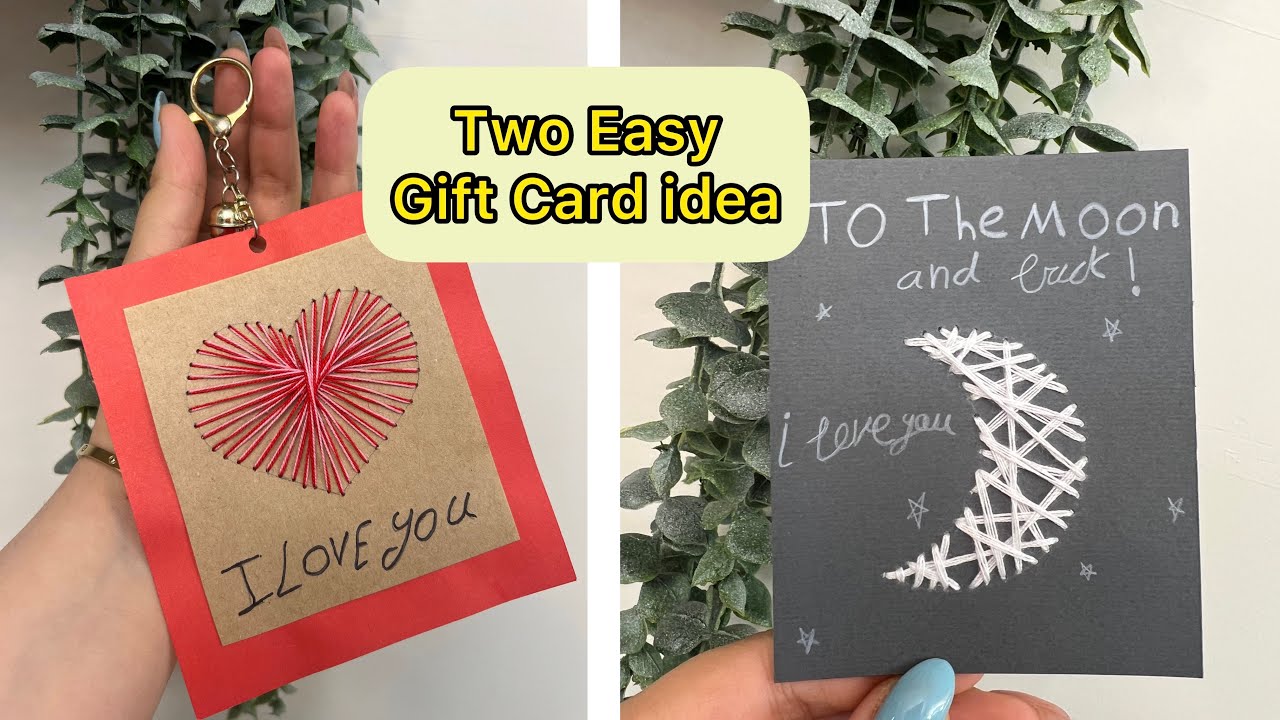 Paper Gift Card |Easy Gift Card idea | two easy paper gift card - YouTube