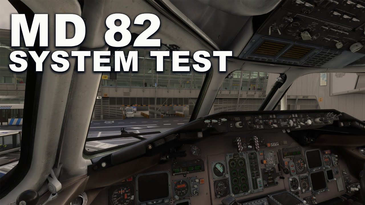 ALL SYSTEM TEST MD 82 WORNING TEST - YouTube