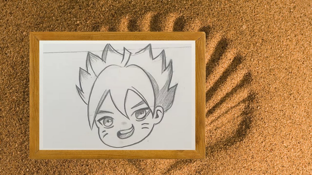 how to draw boruto uzumaki chibi step by step 1 - YouTube
