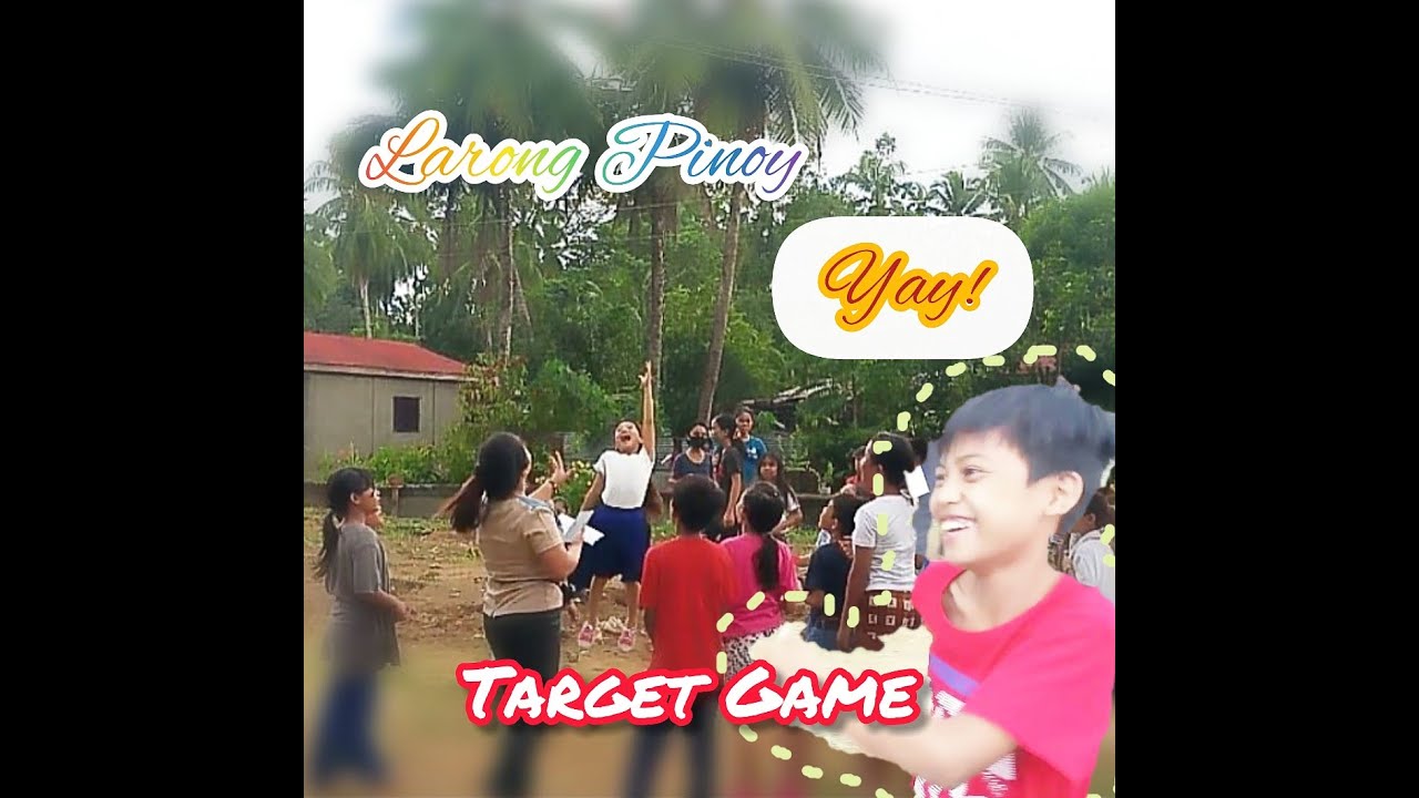 TARGET GAME || LARONG PINOY || Batuhang tsinelas - YouTube