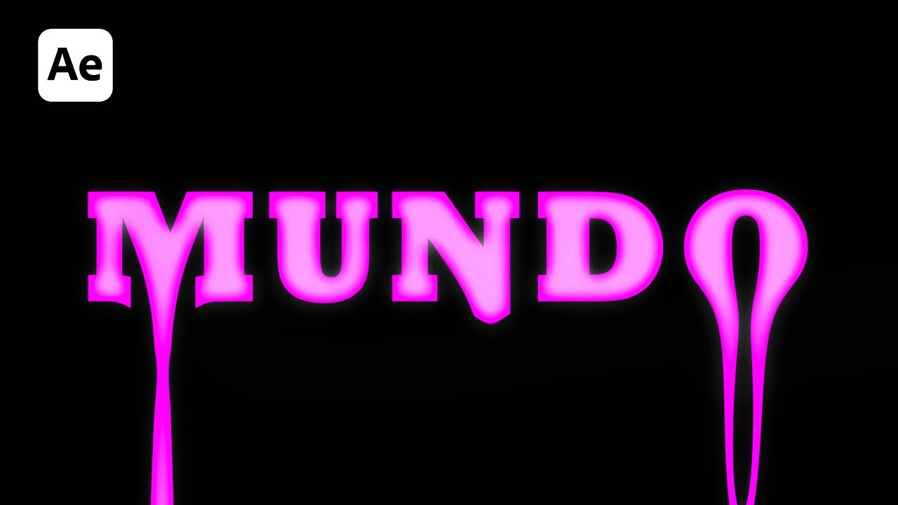 Como hacer un goteo líquido After Effects | Tutorial - YouTube