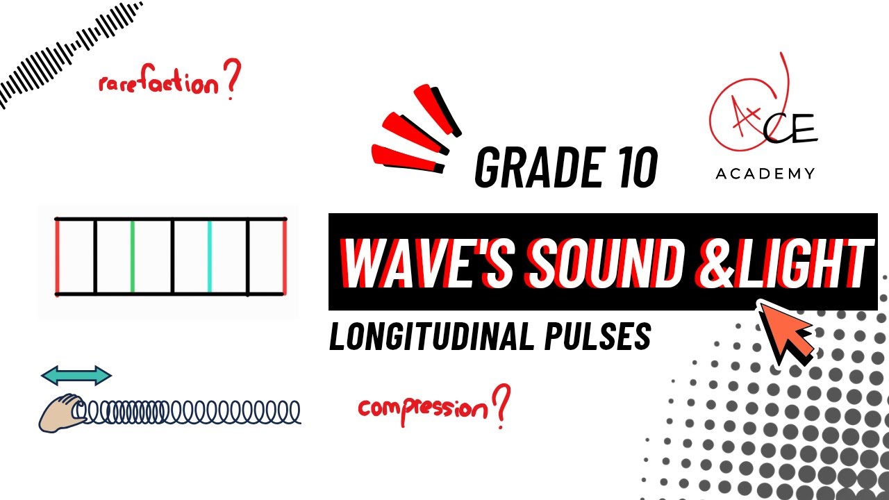 Grade 10 Waves Sound & Light video 5 - Longitudinal Pulses - YouTube