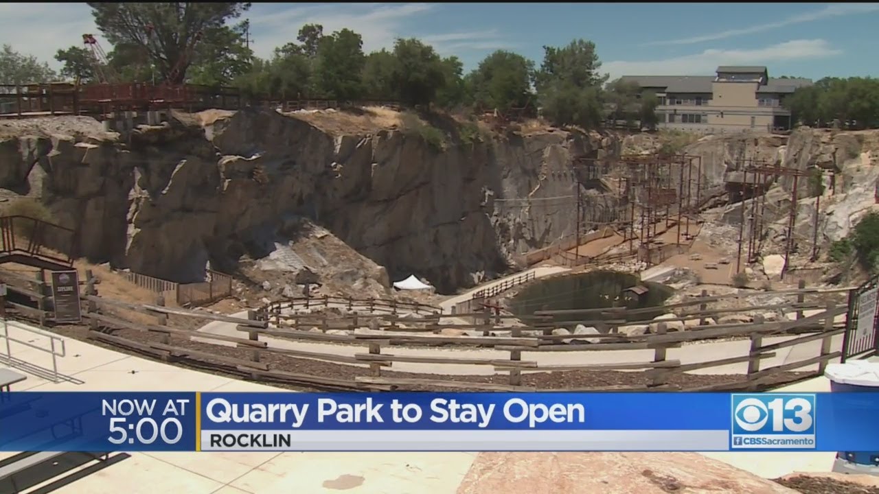 Quarry Park To Stay Open In Rocklin - YouTube