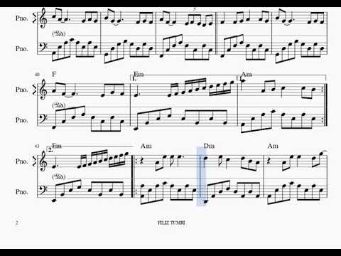 BAHAR -RÖYA -PİYANO NOTALARI