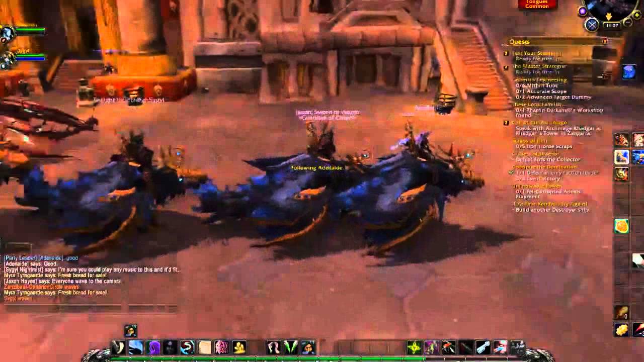WoW -- The Dread Raven Train - YouTube