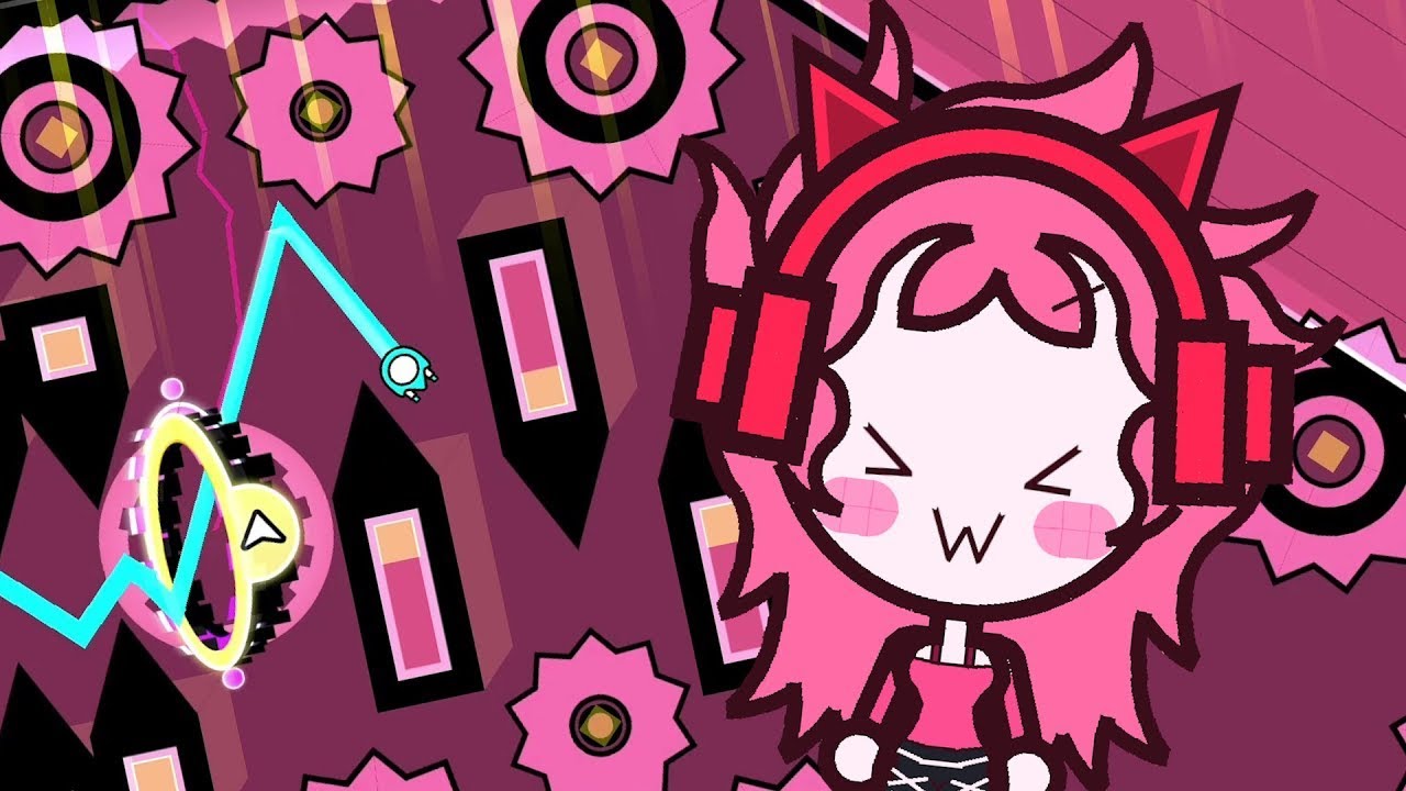 Ashley wave trials 100%. #geometrydash - YouTube