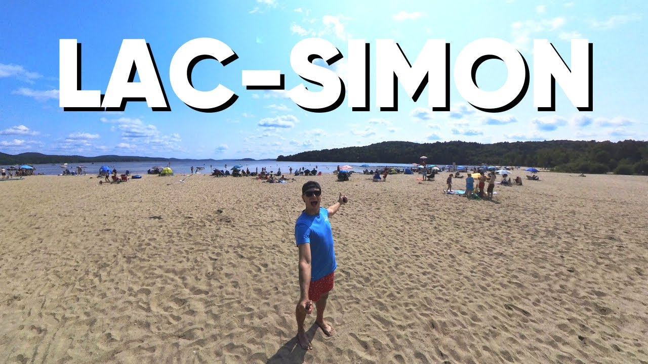Walking Tour Lac Simon Beach - YouTube