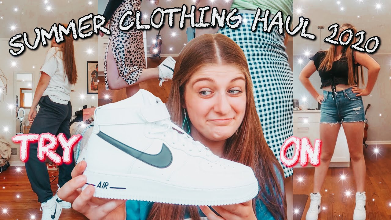 HUGE summer clothing try-on haul 2020! - YouTube
