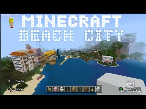 LIVE - Minecraft Beach City - YouTube
