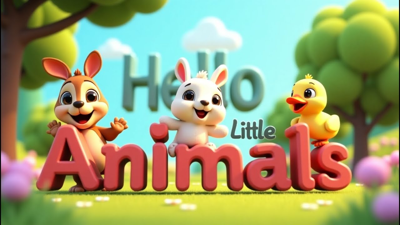 HELLO LITTLE ANIMALS | @kokothecub Nursery Rhymes & Kids Songs - YouTube