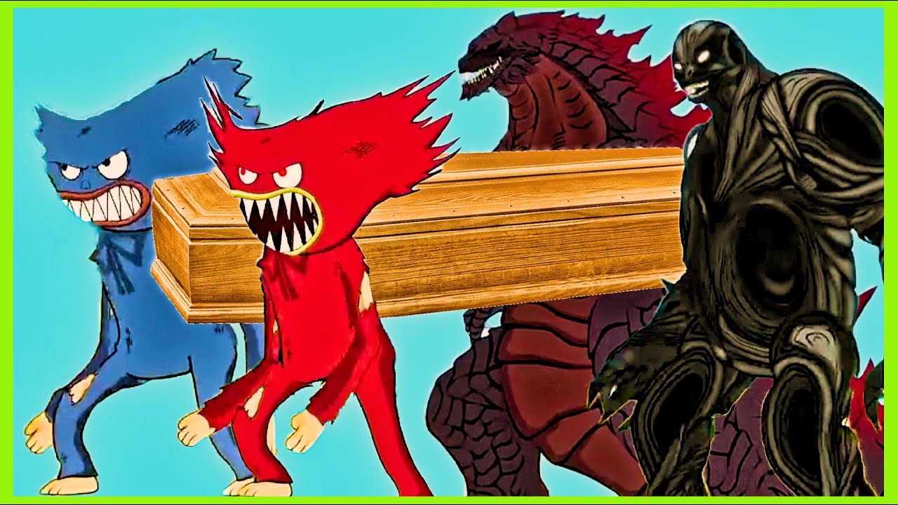 GODZILLA - POPPY PLAYTIME From HELLBOUND - Coffin Dance Song Meme Cover ...