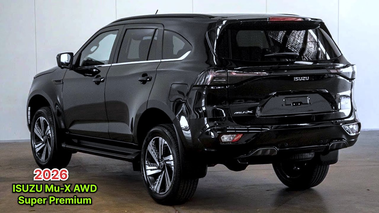 New Arrival! 2026 ISUZU Mu-X AWD Premium - New Performance Exterior and ...