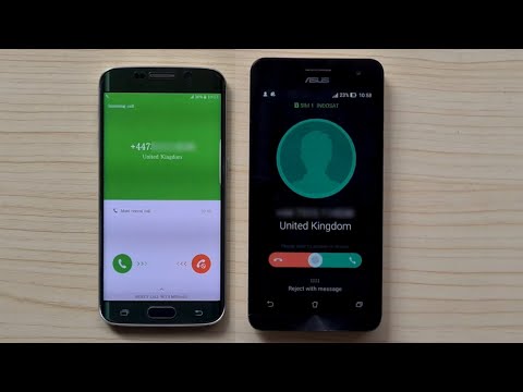Samsung Galaxy S6 VS Asus ZenFone 5 incoming call,outgoing call Ringtones