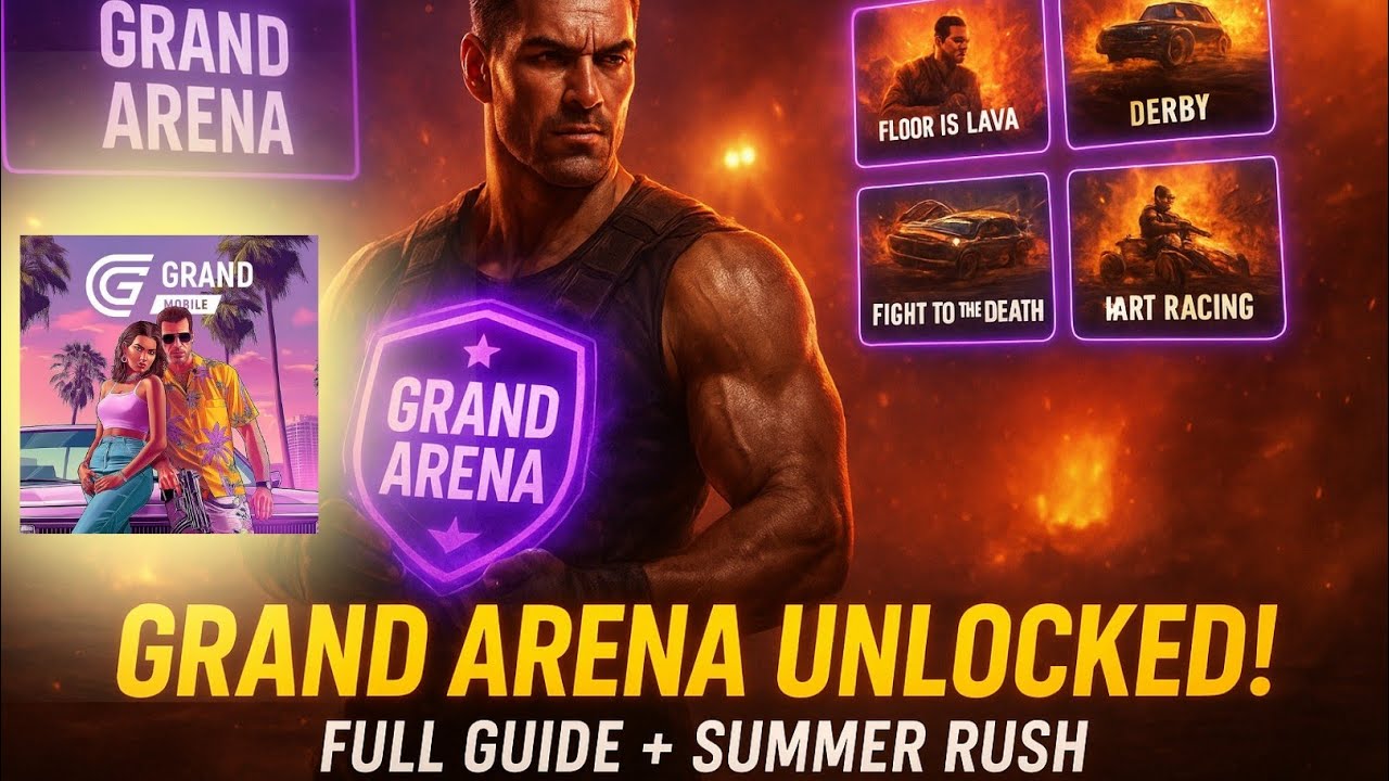 🚀 Finally GRAND ARENA is WORKING in Grand Mobile RP! 🔥 Full Guide ...