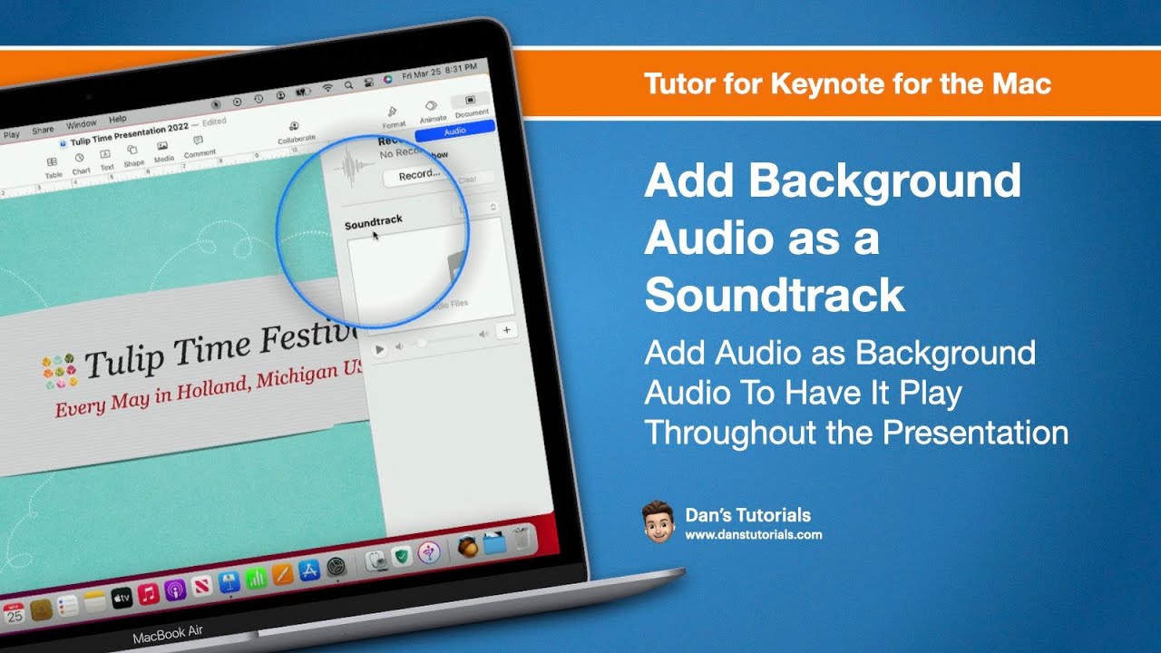 Add a Soundtrack to Your Keynote Presentation on the Mac - YouTube